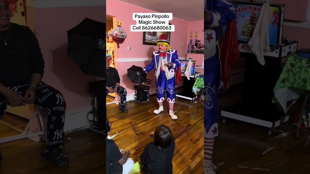 Payaso Pinpollo en linden New Jersey cell 8626680063