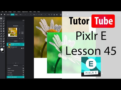 Pixlr E Tutorial - Lesson 45 - Image Size