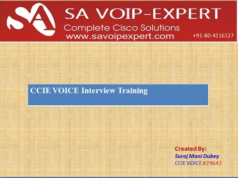 CCIE Interview Questions | CCIE Collaboration