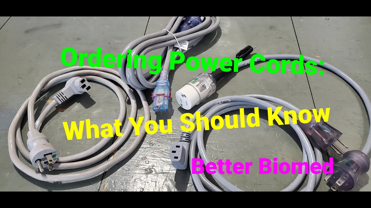 Ordering Power Cords: What You Should Know!