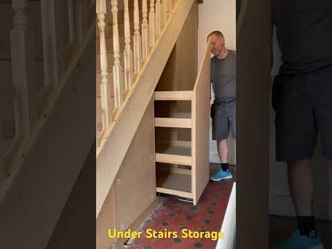 Under Stairs Storage #carpentry #joinery #storage #woodwork #woodworking