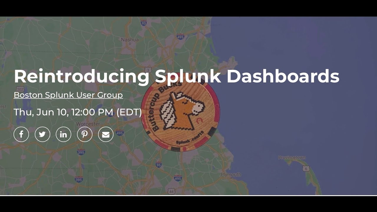 Reintroducing Splunk Dashboards - Boston Splunk User Group