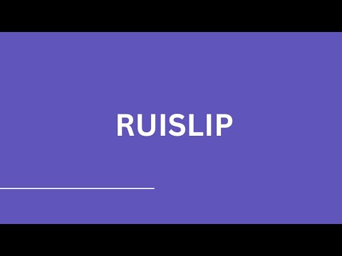 How to Pronounce Ruislip