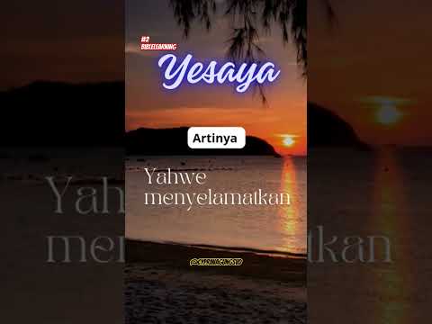 Arti Nama Dalam Alkitab 1#shorts
