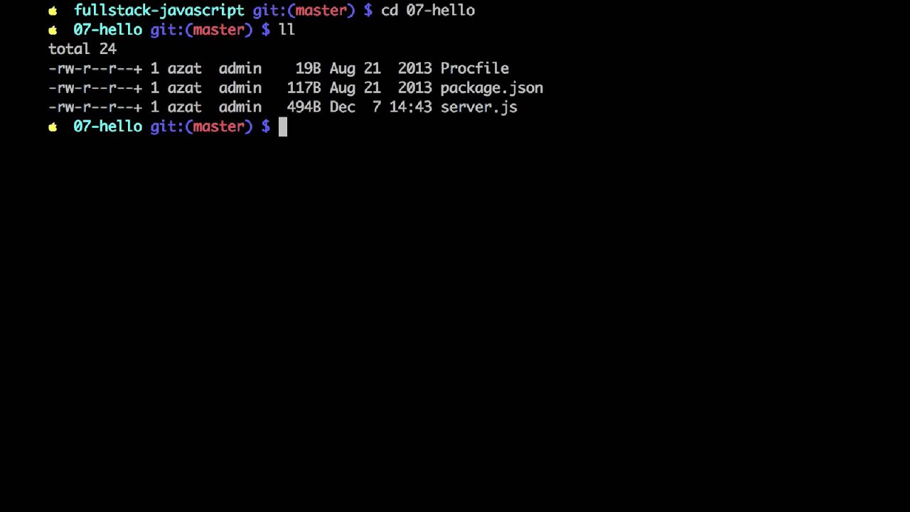 Fullstack JavaScript: NodeJS 