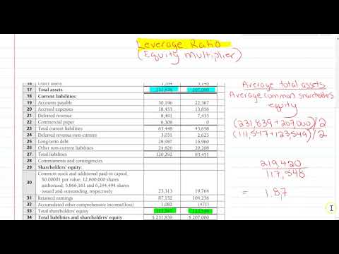 Equity multiplier