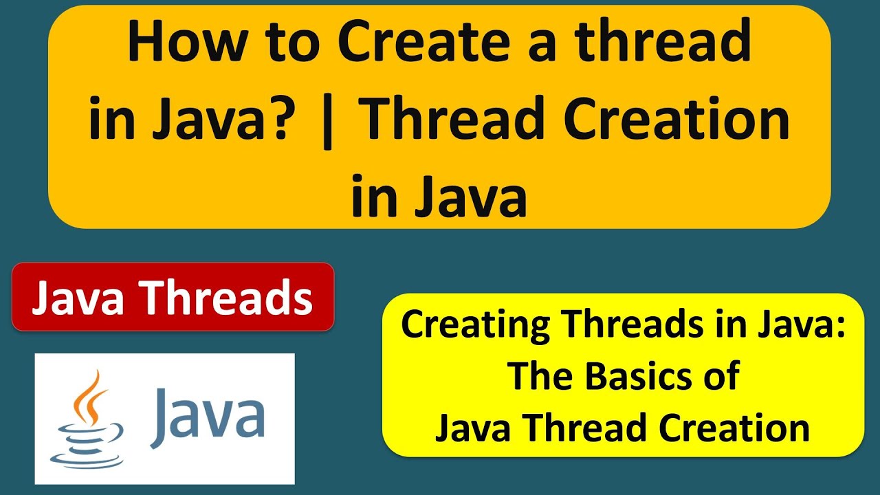 How to create a thread in Java? | Thread creation in Java | Java Threads