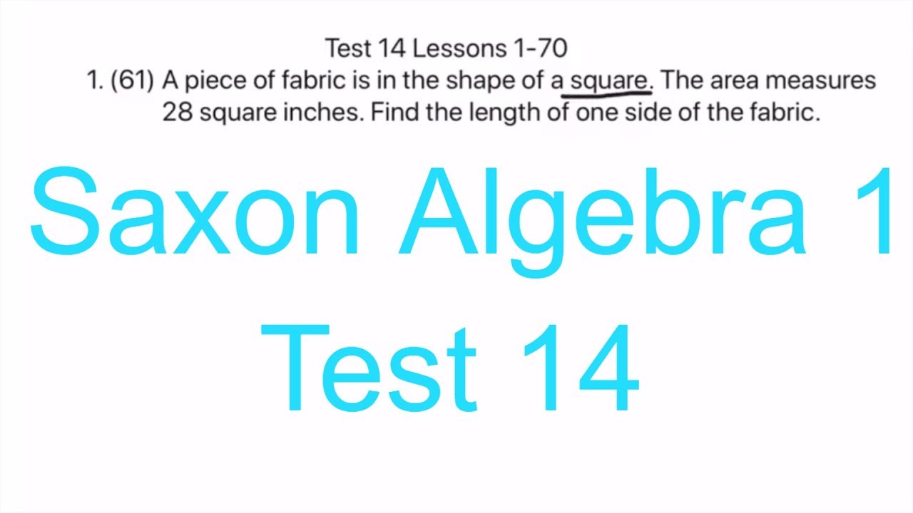 Test 14A