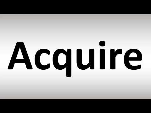 How to Pronounce Acquire
