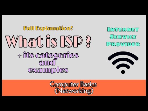 Internet Service Provider ( ISP ) || Networking || Full Explanation || Computer_Basics_11 || Hindi