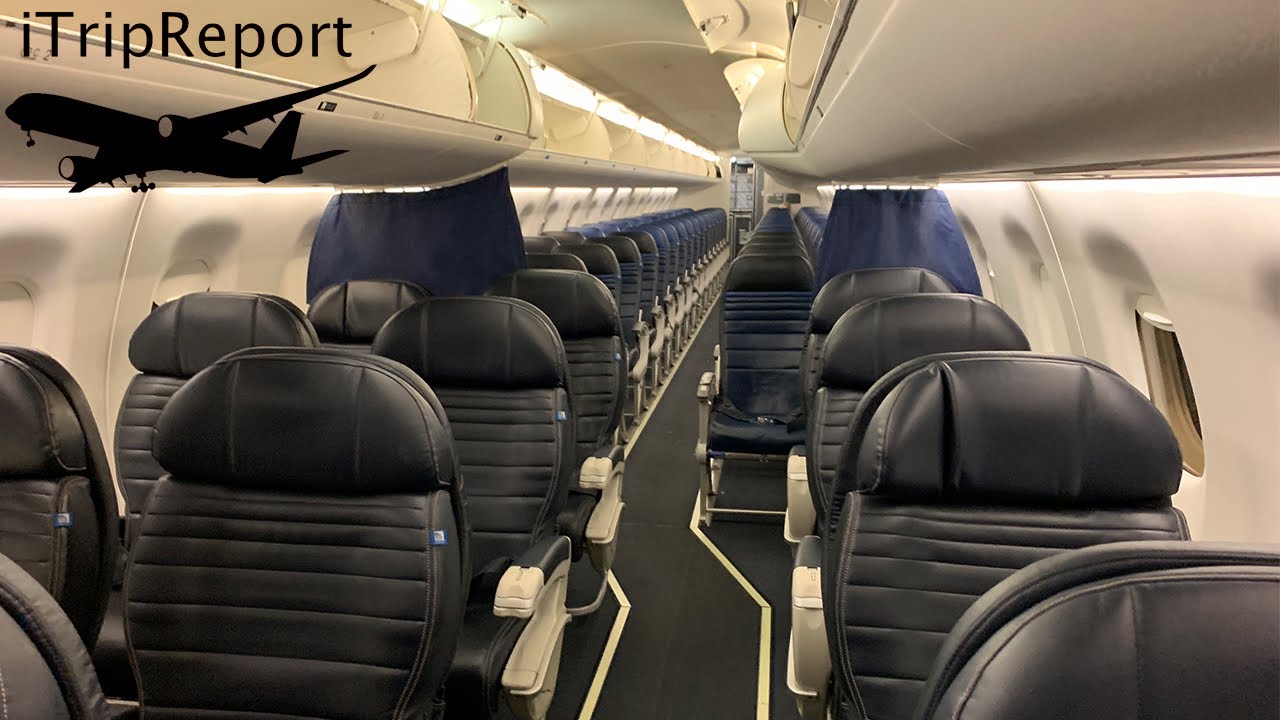 United Express E-175 First Class Review