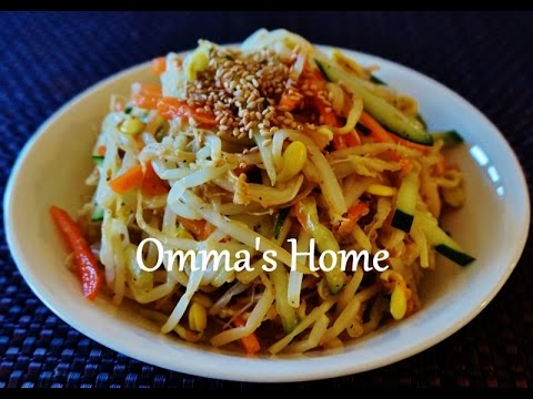 Recipe: Healthy Vegan Korean Soybean Sprouts Salad aka Kongnamul Muchim 콩나물무침