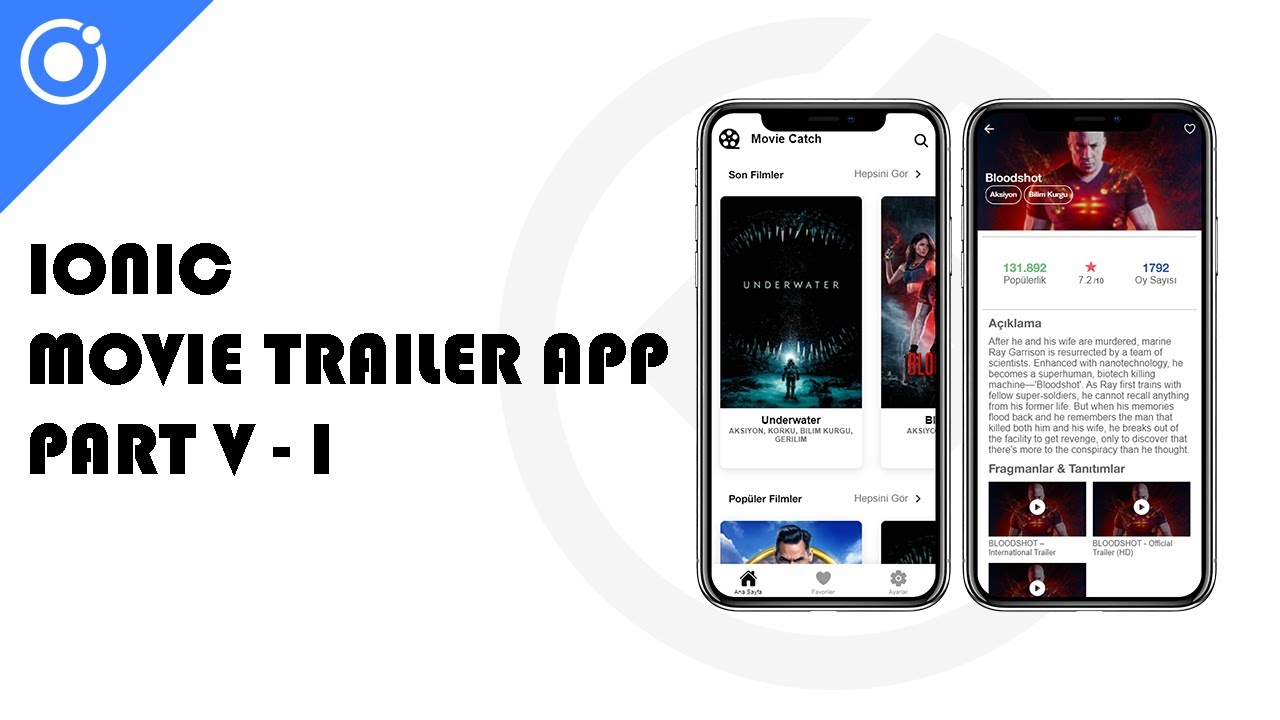 Ionic Movie Trailer App Tutorial Part 5 - 1