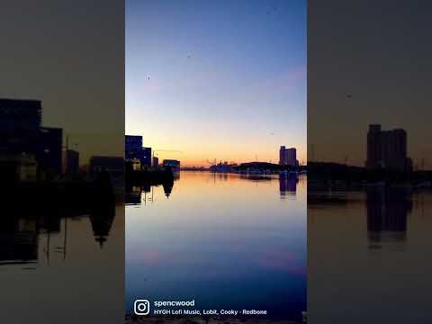 Sunrise over Baltimore Harbor