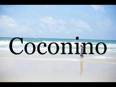 How To Pronounce Coconino🌈🌈🌈🌈🌈🌈Pronunciation Of Coconino
