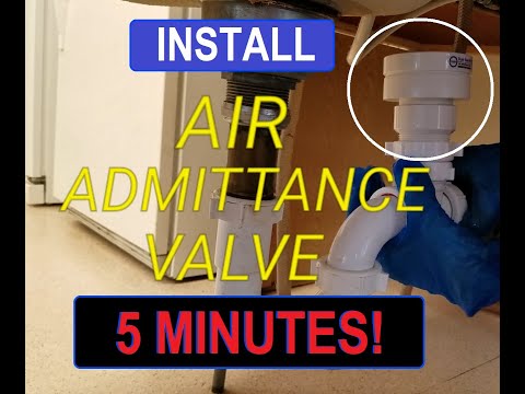 Install Air Admittance valve in under 5 minutes