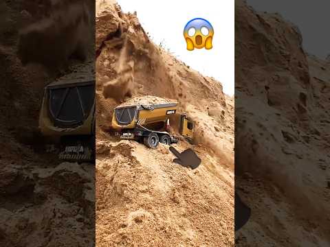 RC Dump Truck Operator Faces Off Against Landslide