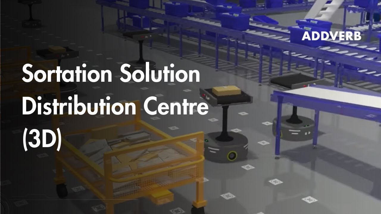 Robotic Sortation Solution | Streamlining Distribution Center Operations | Addverb