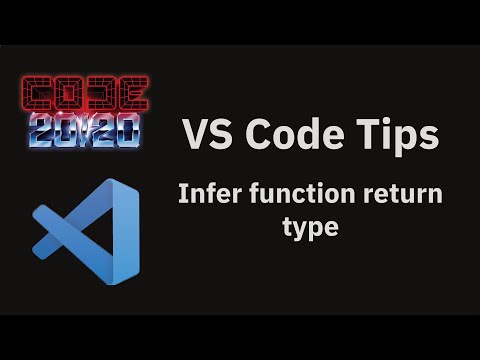 VS Code tips: The Infer function return type refactoring for TypeScript
