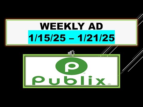 PUBLIX WEEKLY AD 1/15/25 - 1/21/25