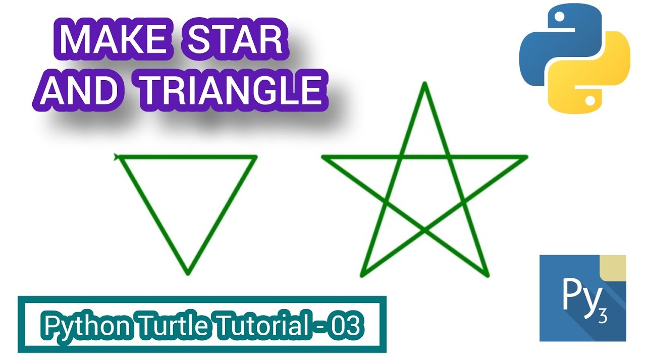 Making a Simple Graphics by Python Turtle in Android.Python Turtle Tutorial -03
