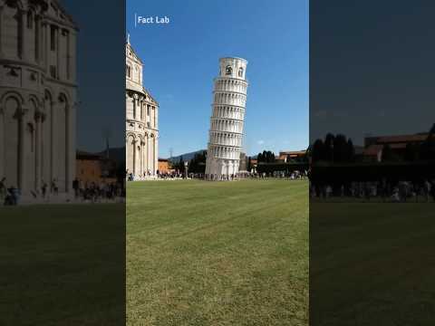 This is the only tilted building in the world#factlab #shorts