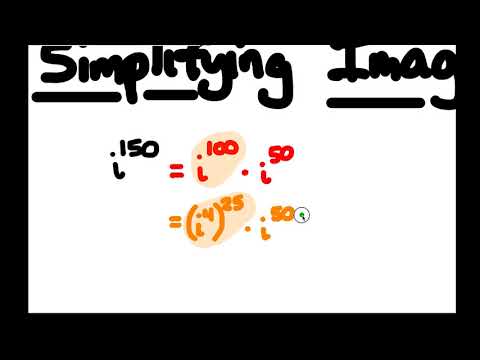 Simplifying Imaginary Numbers/Powers of i (example problems 2) - Algebra 2