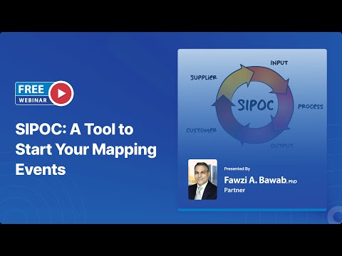 Free Webinar | SIPOC: A Tool to Start Your Mapping Events