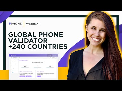 Easy phone number validation for 240+ international calling codes with ClearoutPhone
