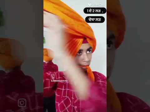 New turban easy style#punjabi turban#pecha wali pagg#viral video .