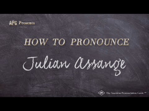 How to Pronounce Julian Assange (Real Life Examples!)