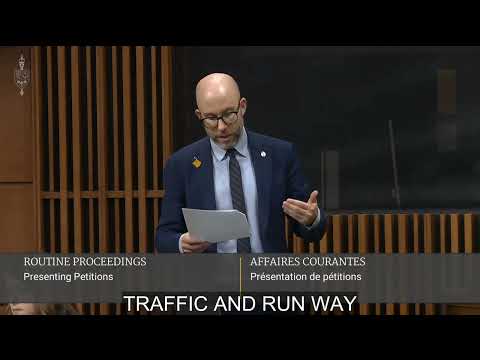 Mike presents petition on Kitchener/Waterloo Airport noise abatement