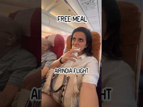 Free meal on Air India Flight | Crazy Deals | Bhavini #youtube #trend #food #flight #airindia