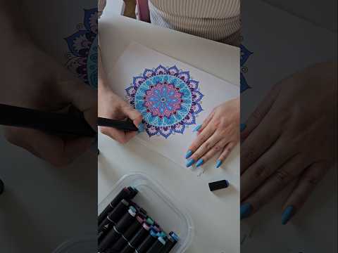 This mandala coloring page is a new FREEBIE on my website ❤️ Download yours & color along #coloring