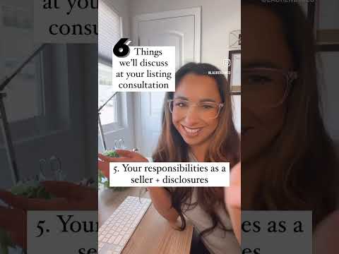 6 things we’ll discuss at your listing consultation #shorts