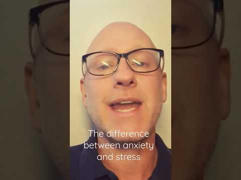 What's The Difference Between Anxiety and Stress #shorts