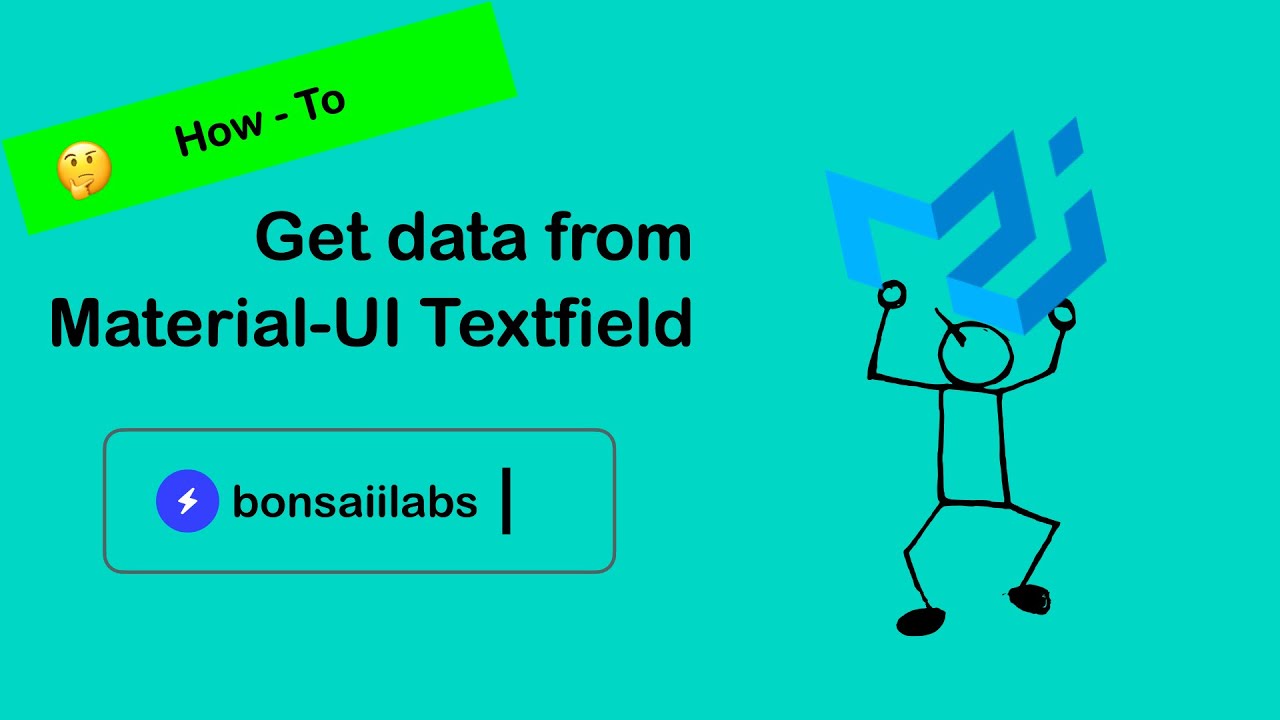 How to get data from Material-UI TextField?