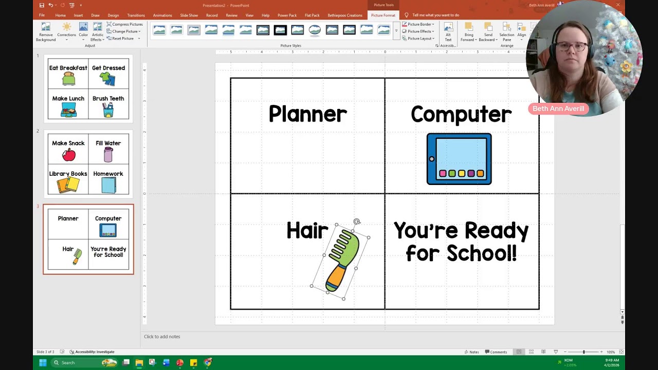 How to Create a set of Morning Routine Visual Cards Create with Me to Sell on Teachers Pay Teachers