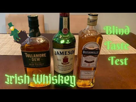 Irish Whiskey | Blind Taste Test | Bushmills vs. Tullamore Dew vs. Jameson