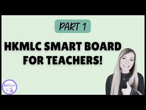 Part 1 HKMLC Smart Board, Elite 55 Inch Interactive WhiteBoard for Teachers and Homeschool Parents
