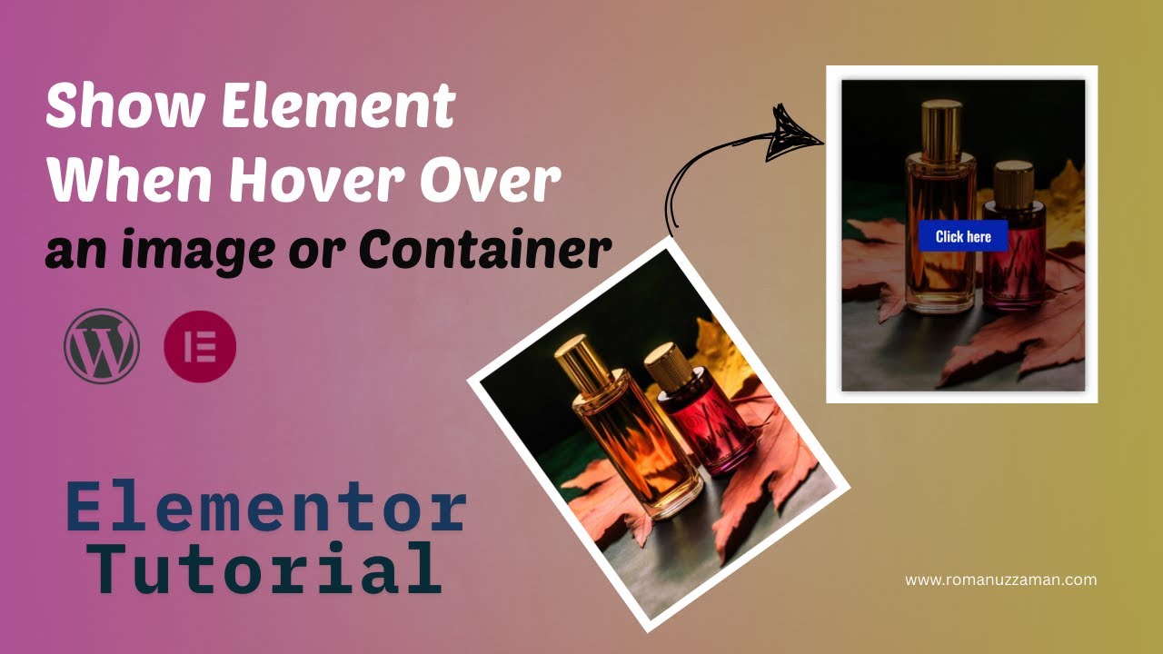 Show Element on Image Hover in Elementor |  Image Hover Effects Tutorial (2025)