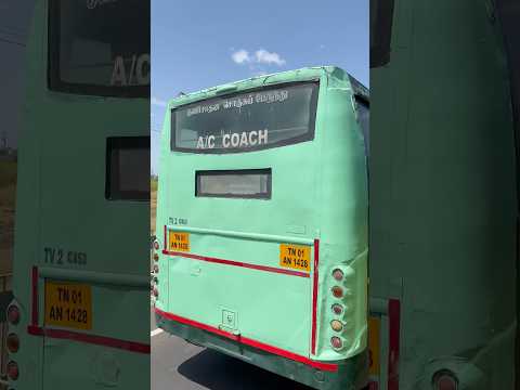 TNSTC Tirunelveli Vs SETC Vasantham AC Seater #bus #travel #setc #tnstc #shortsfeed #overtake