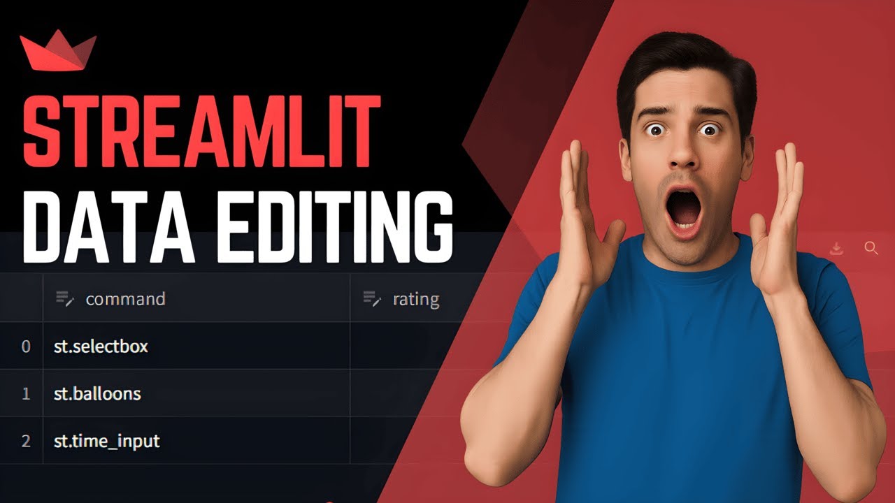 🚀 Advanced Interactive Data Editing in Streamlit: Master Inserts & Deletes with st.data_editor! 🛠️