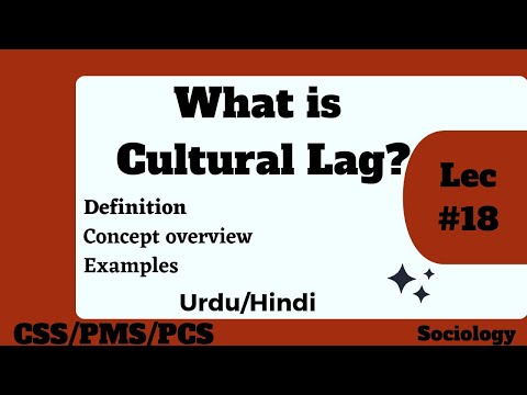 What is Cultural Lag? | Cultural Lag definition | Cultural lag in Sociology