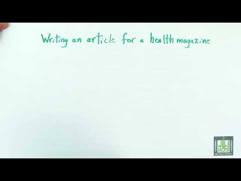 How to write a article in English