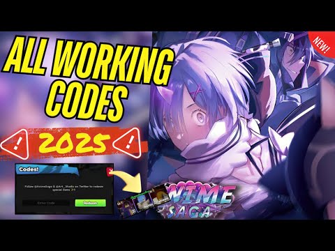 🔥👊New🔥👊 ALL WORKING CODES For Anime Saga May 2025 | Roblox Anime Saga Codes 2025
