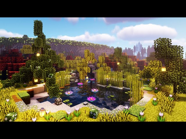 How to build a Pond Minecraft Map