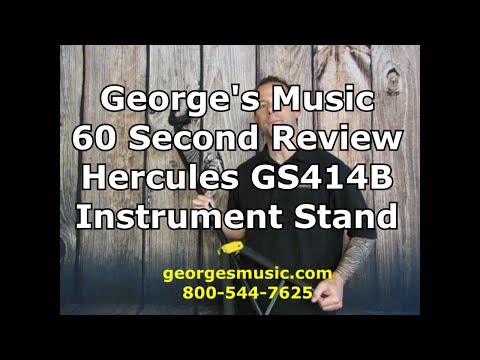 Georges Music 60 Second Review Hercules GS414B Stand