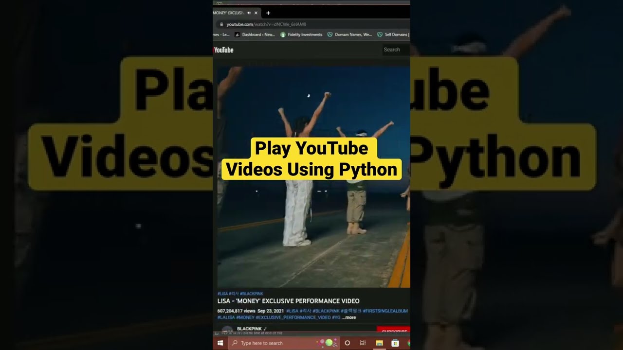 Play YouTube Videos Using Python