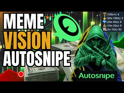 Auto Snipe Crypto Memecoins With This 100x MemeVision Tool on Autosnipe AI!